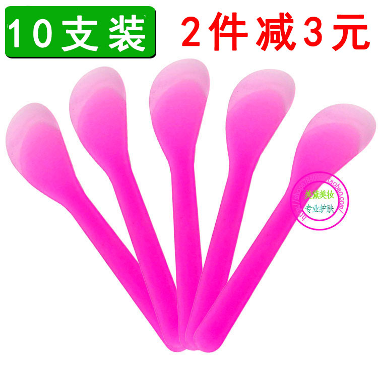 一套10只装面膜棒 面膜勺刮板 面膜刀调膜棒 DIY化妆面膜工具包邮