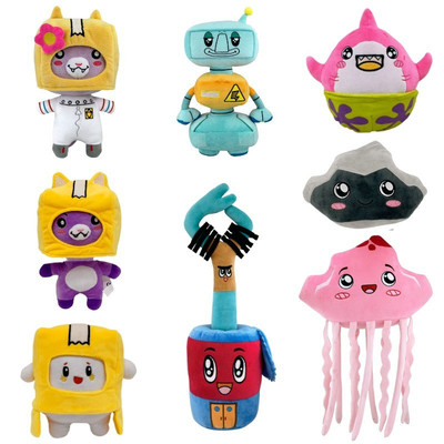 lankybox变身猫咪纸盒机器人可拆