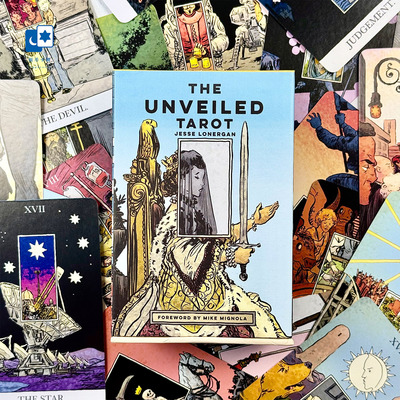 现货进口正版 揭开面纱塔罗牌 The Unveiled Tarot 原装桌游卡牌