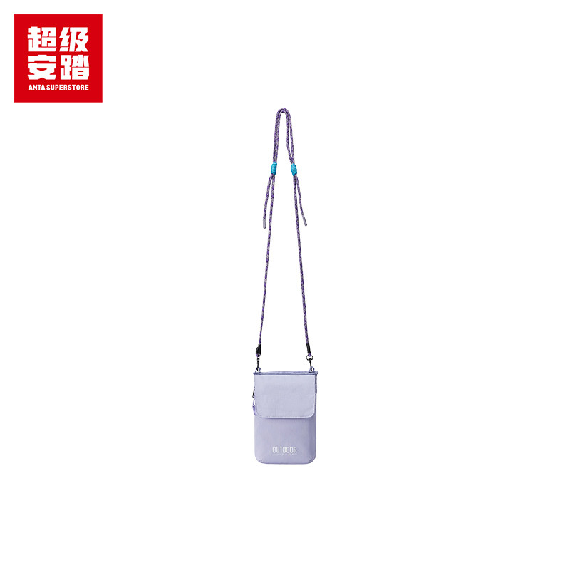 ANTA/安踏户外野趣系列小挎包休闲百搭防泼水手机收纳包192636111