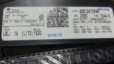 模数转换器 ADS1247IPWR TSSOP20 TI 全新原厂原装现货 询价为准
