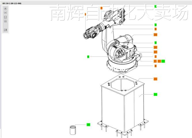 kr150-2 库卡机器人00-117-606 Drehstrom-Servomotor