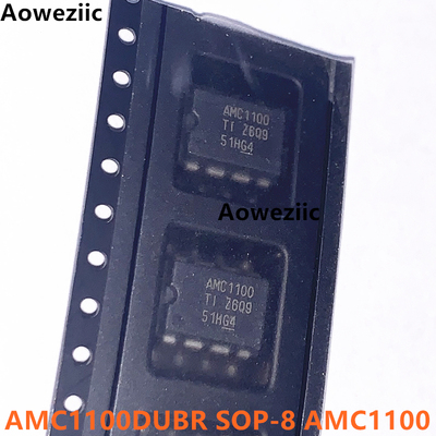 1个 AMC1100DUBR SOP-8贴片 AMC1100 隔离放大器线性光耦变频器用