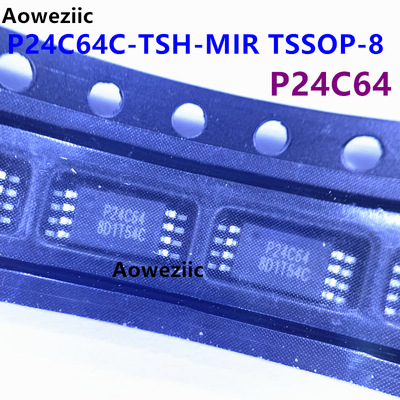 10个 P24C64C-TSH-MIR TSSOP-8 丝印 P24C64 EEPROM存储IC芯片