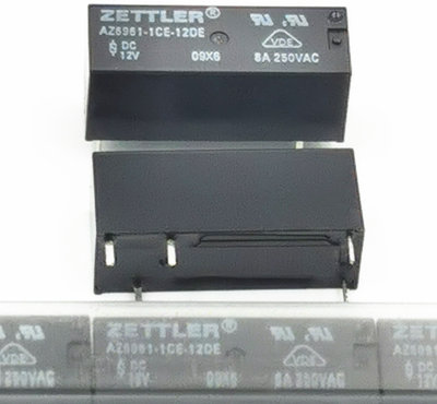 全新原装现货AZ6961-1CE-12DE 正品 ZETTLER 继电器 12VDC 8A 12V