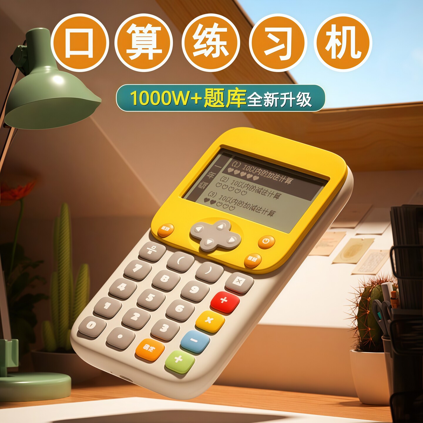 科物酷数学宝口算机小学生一到六年级算法训练习加减乘除计算神器