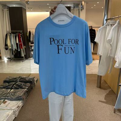 韩国东大门2026夏季新款ARTISANAL休闲宽松日常百搭字母短袖T恤