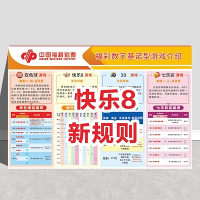 福利体育彩票福彩店双色球快乐8大乐透竞彩规则玩法设兑奖指南