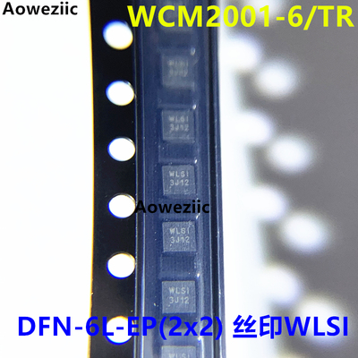 WCM2001-6/TR DFN-6L-EP(2*2) 丝印 WLSI 1个N沟道和1个P沟道 20V
