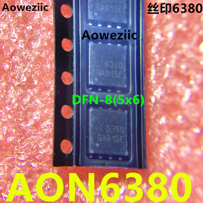 5个 AON6380 DFN-8(5x6) 丝印6380 N沟道 30V 24A 场效应管MOSFET