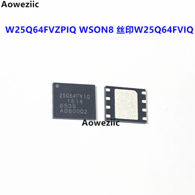 1个 W25Q64FVZPIQ WSON8 丝印 W25Q64FVIQ 3V 64M 位串行闪存原装