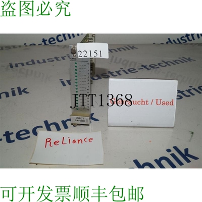 原装供应Reliance 812.53.00DZW Ingresso 卡 24VDC 8125300DZW