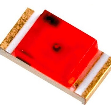 AP3216ID贴片1206led灯珠红发红 胶体带色雾状LED
