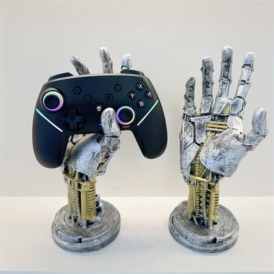 Cyberpunk Robotic Hand Ornament Gamepad Holder Ring String