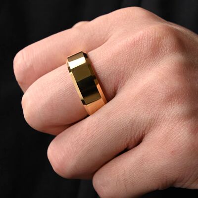 tungsten carbide ring for man anillos bague homme pareja de