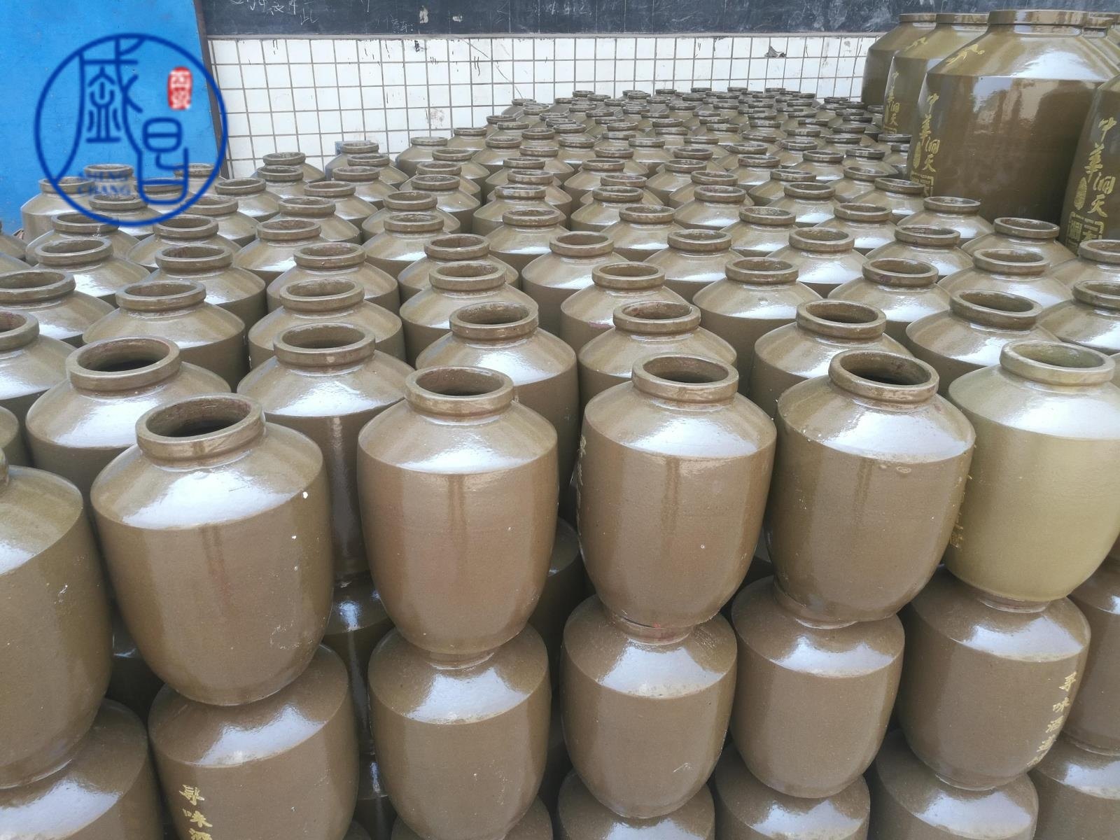 四川隆昌加厚粗陶瓷土陶小酒坛酒缸发酵缸100/200/500/300斤包邮_虎窝淘