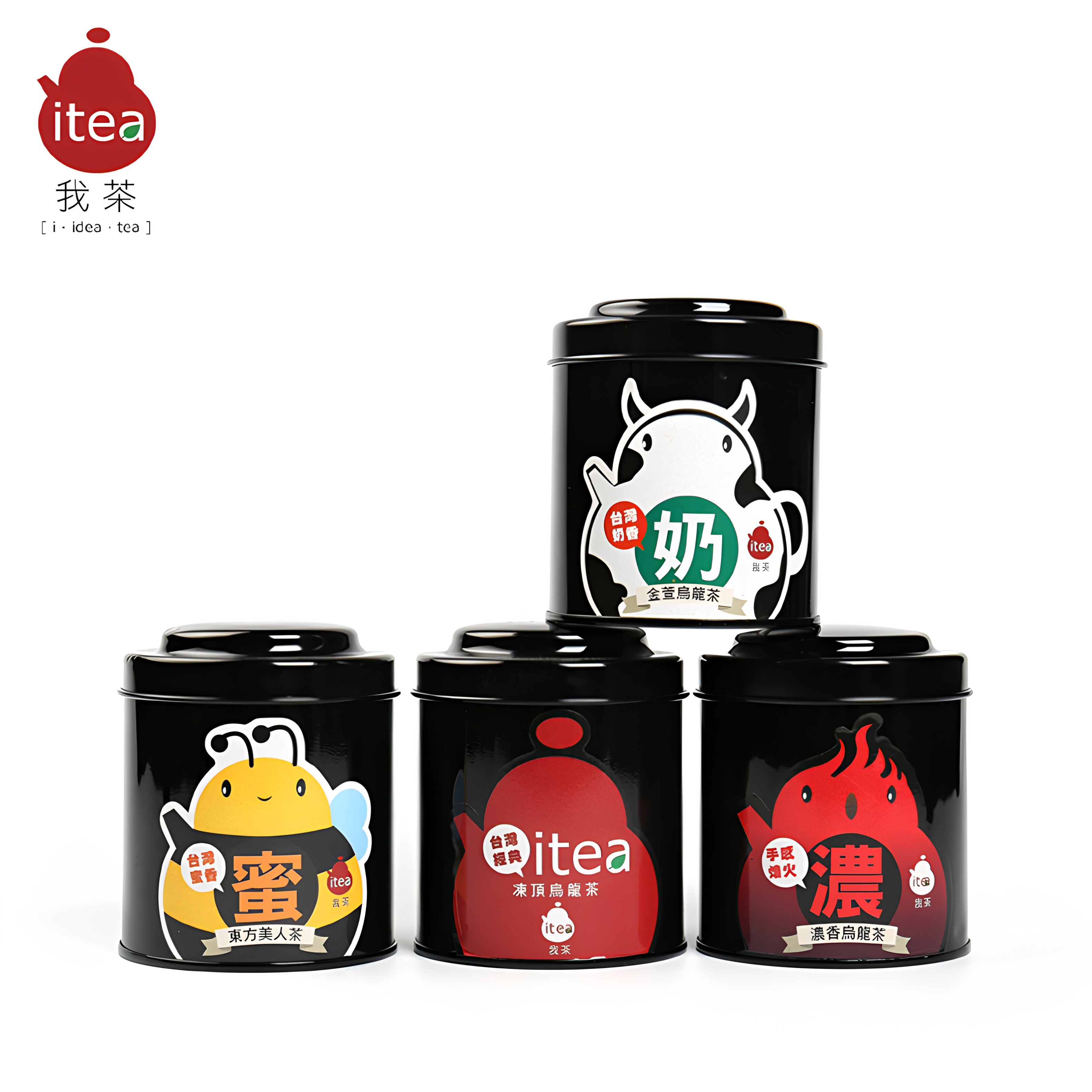 我茶itea台湾冻顶乌龙茶东方美人奶香金萱黑乌龙茶台湾高山茶春茶
