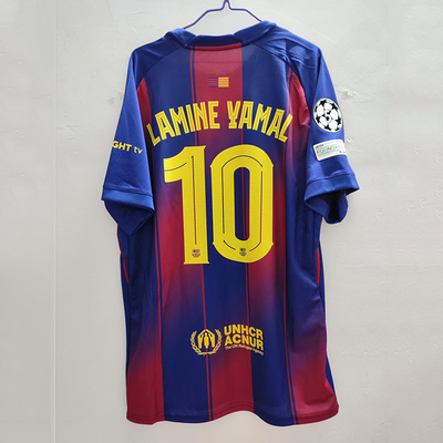 25-26 Barcelona home jersey lamine Yamal Lewandowski gavi