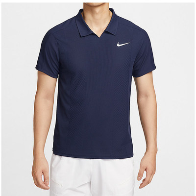 Nike耐克Dri-FIT男翻领透气网球运动POLO衫HM6753-410