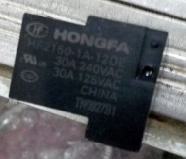 HF2150-1A-12DE 继电器 4脚 30A240VAC T90