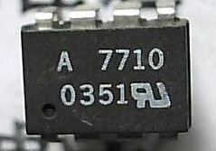A7710 HCPL-7710 光耦直插DIP8光隔离器 光电耦合