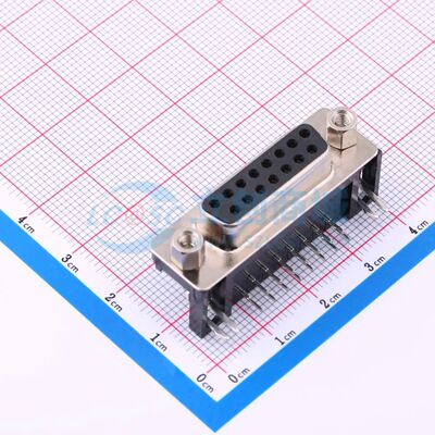 DS1037-15FNAKT76-0CC 弯插 D-Sub/VGA连接器 15P 母座可开票