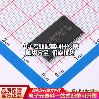 全新正品IS62WV10248EBLL-45TLI TSOPII-44-10.2mm 随机存取存储