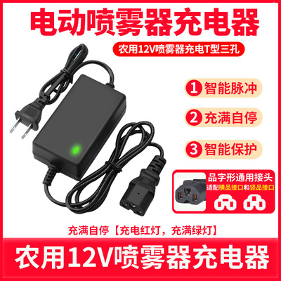 农用12V电动喷雾器充电器