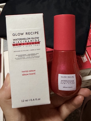 海淘现货 Glow Recipe烟酰胺精华液体腮红cherry flush 12ml