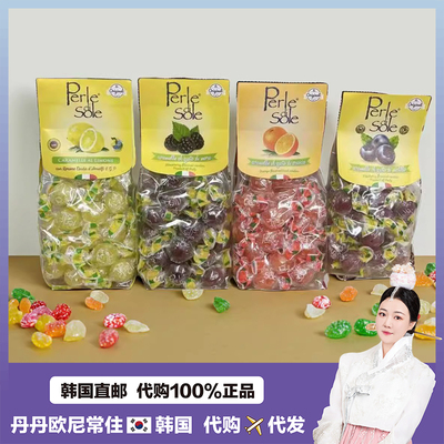 【韩国直邮】金秀智推荐意大利Perle diSole珍珠糖果柠檬味200g