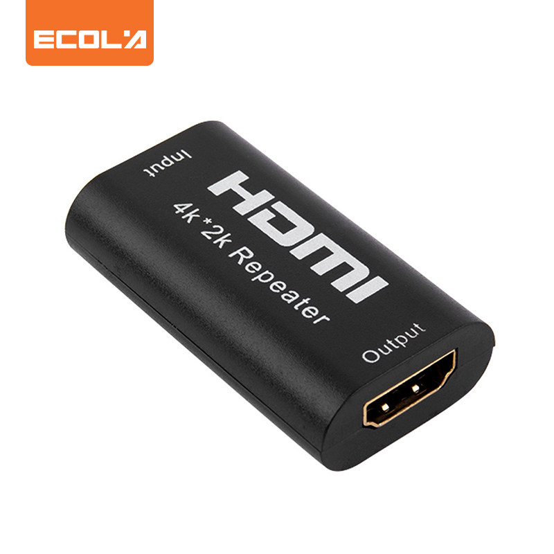 宜客莱(ECOLA)CB3-HH-S4P HDMI对接延长中继器40M高清放大器 4K信号增强转接器直通头