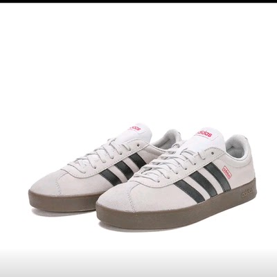 板正体育adidasVL Court 2.0舒适百搭低帮复古休闲运动板鞋js3003