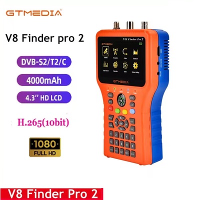 GTMEDIA V8 Finder Pro2 DVB-S2 DVB-T2 DVB-C寻星仪调测试器仪