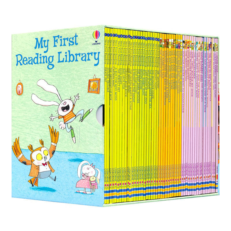 我的第一个图书馆50册 Usborne My First Reading Library儿童英语启蒙分级阅读读物故事书英国尤斯伯恩睡前英语原版 ...