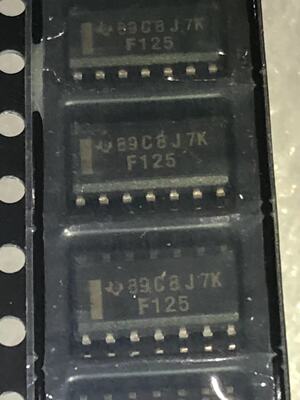 全新逻辑IC 74F125D  SN74F125DR 贴片SOP-14 实体店现货热卖