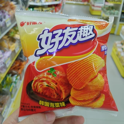 好友趣原切马铃薯片韩国泡菜味
