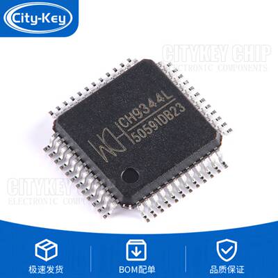 原装CH9344LLQFP-48USB转4串