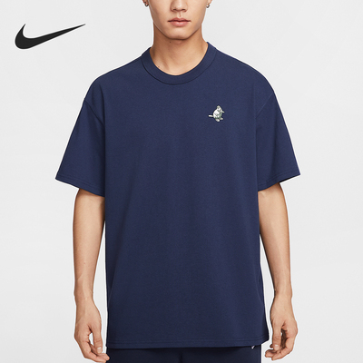 Nike/耐克正品Sportswear男士柔软圆领复古透气短袖IH0818-410