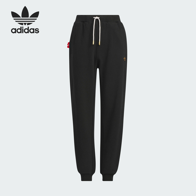 阿迪达斯大童针织运动休闲长裤