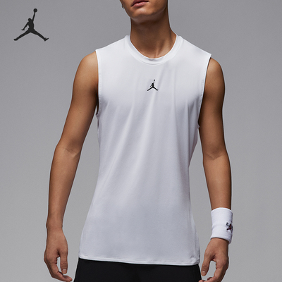 Nike/耐克正品JORDAN男士训练无袖紧身运动简约T恤背心HV4102-100