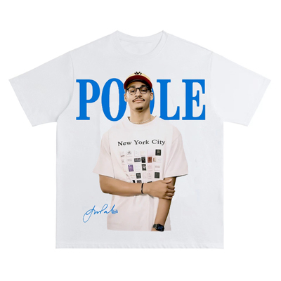 美式复古数码直喷印花圆领短袖