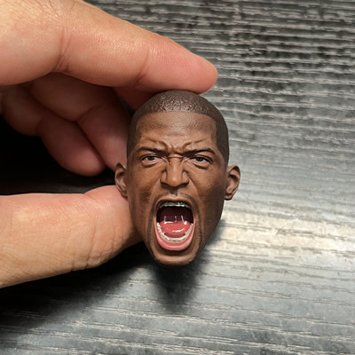 1/6 NBA球星 Tracy McGrady Tracy 咆哮 麦迪头雕