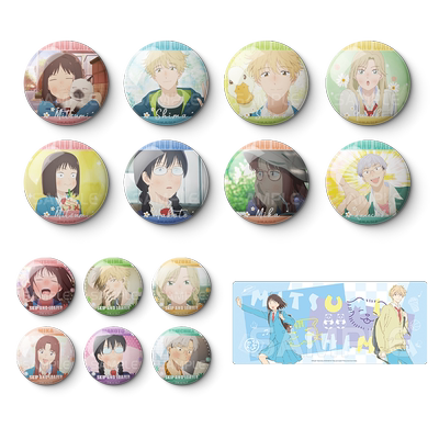 星河动漫 跃动青春 日常系列脸红系列徽章盲盒skip系列长形鼠标垫