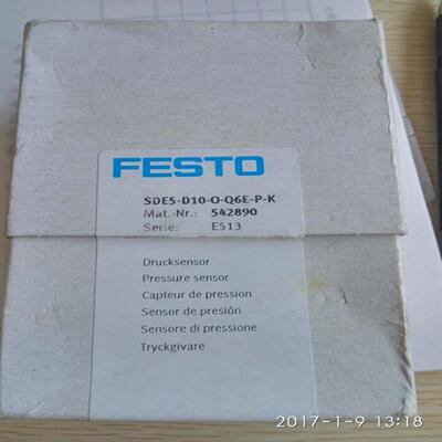 FESTO费斯托压力开关SDE5-D10-O-Q6E-P-K订货号542890现货