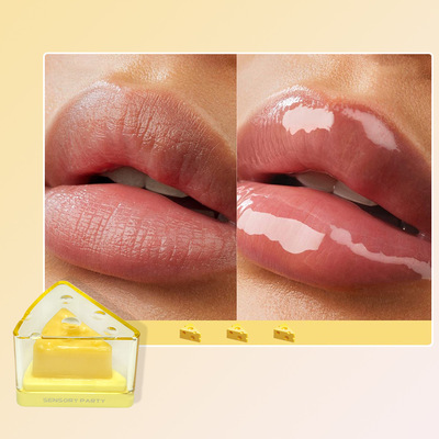 SENSORY PARTY滋润凝柔润唇膏奶酪滋润补水淡化唇纹防裂口红打底