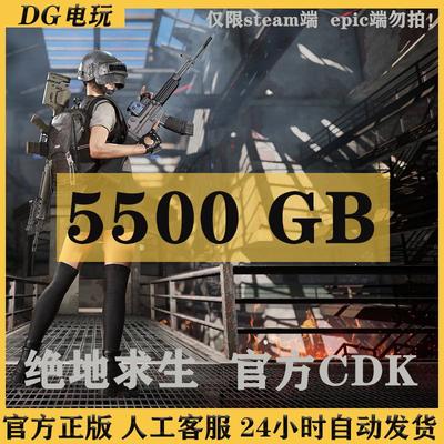 PUBGG币绝地求生G币吃鸡5500gb