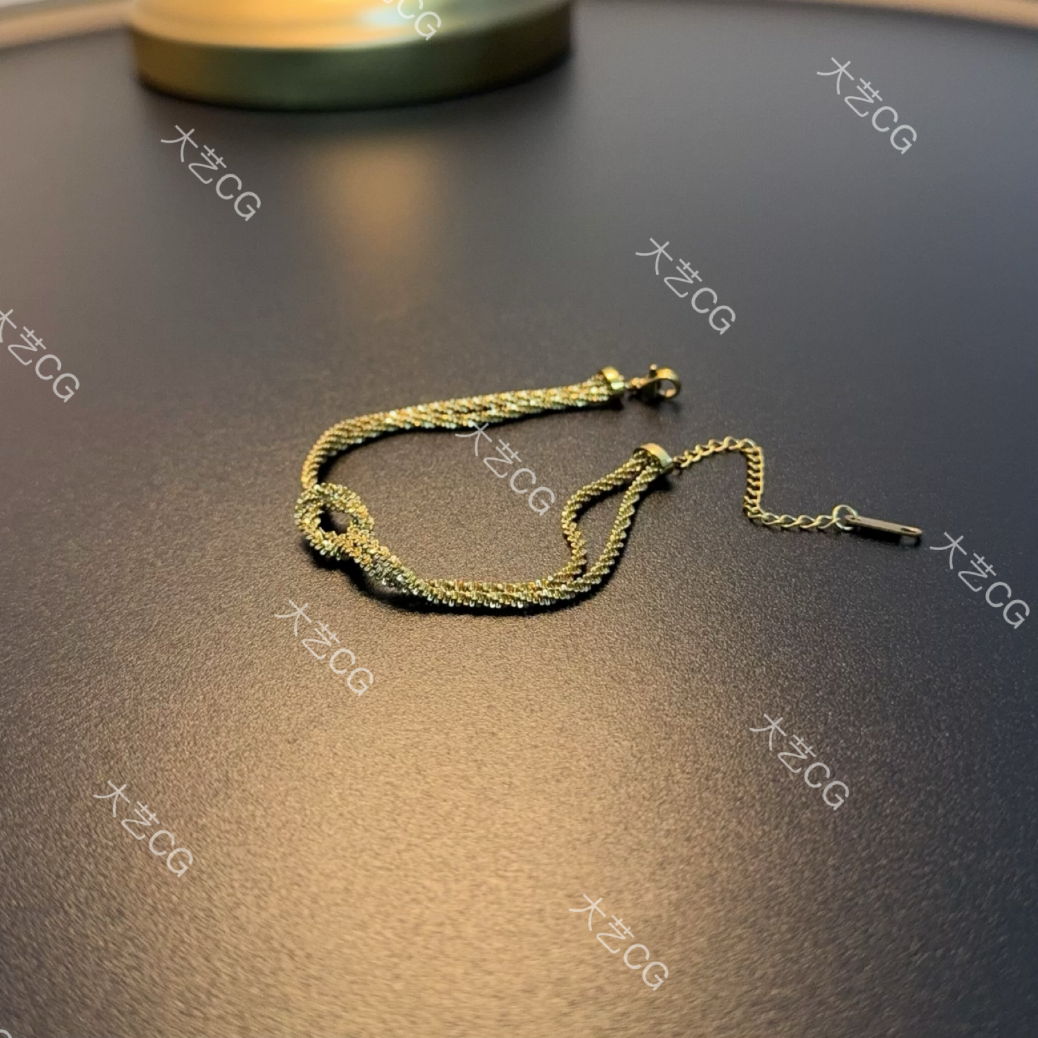 百搭金色手链麻花多层简约时尚腕饰