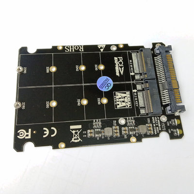 U.2 PCB U.2转接卡SFF-8639 SSD扩展卡PCIE3.0 X4 SATA双接口U.2