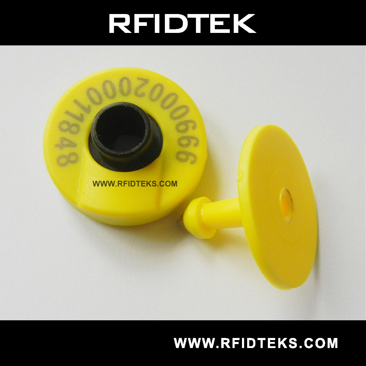 AET02电子耳标 猪耳标 RFID动物耳标 半双工HDX耳标