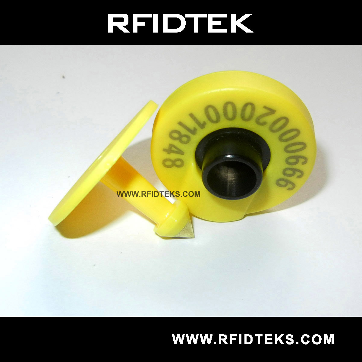 AET02 RFID猪耳标 利拉伐 电子动物耳标 半双工HDX ISO11784/85